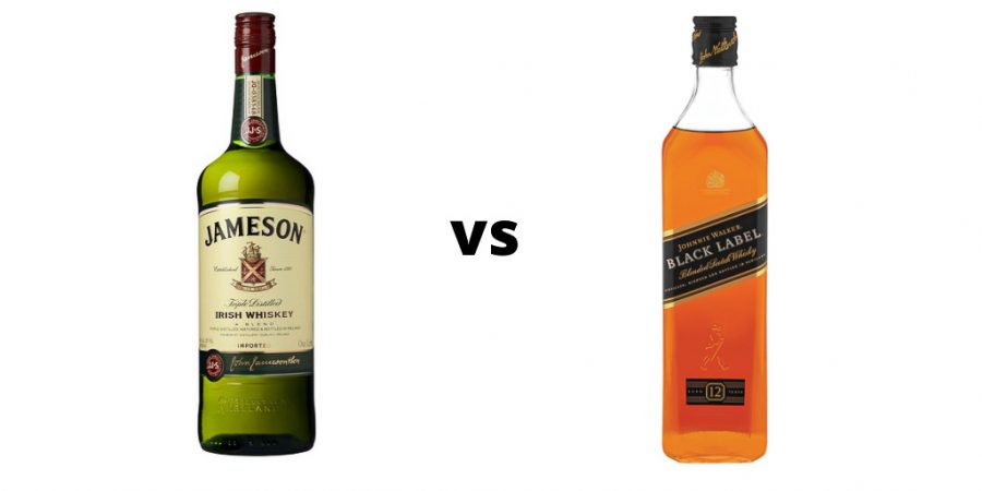 Jameson vs Johnnie Walker Black Label: Whisky Showdown