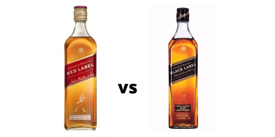 Johnnie Walker Red Label vs Black Label Whisky