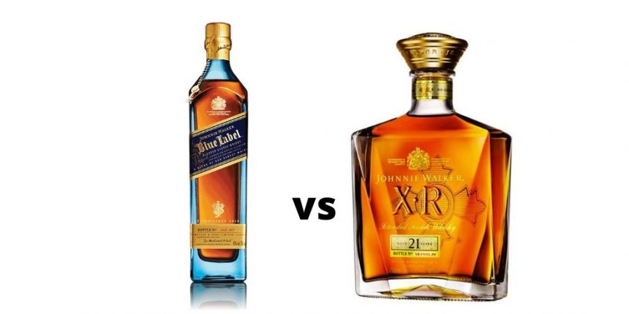 Johnnie Walker Blue Label vs XR Whisky